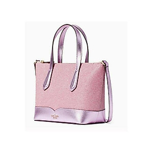 Kate Spade New York Lola Glitter Small Satchel Crossbosy Bag Rose Pink