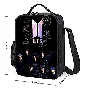 Hsegsru Anime three-piece backpack, lightweight computer bag, large-capacity lunch bag, pencil case