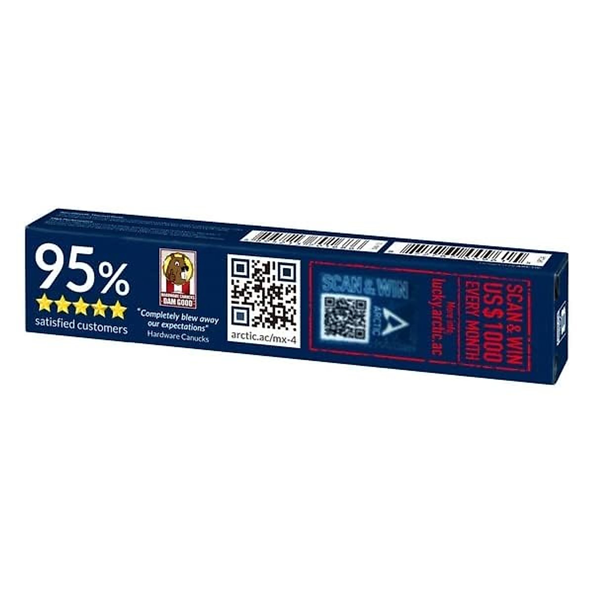ARCTIC MX-2 (4 g) - Performance Thermal Paste for All Processors (CPU, GPU - PC, PS4, Xbox), high Thermal Conductivity, Safe Application, Non-Conductive, Non-capacitive