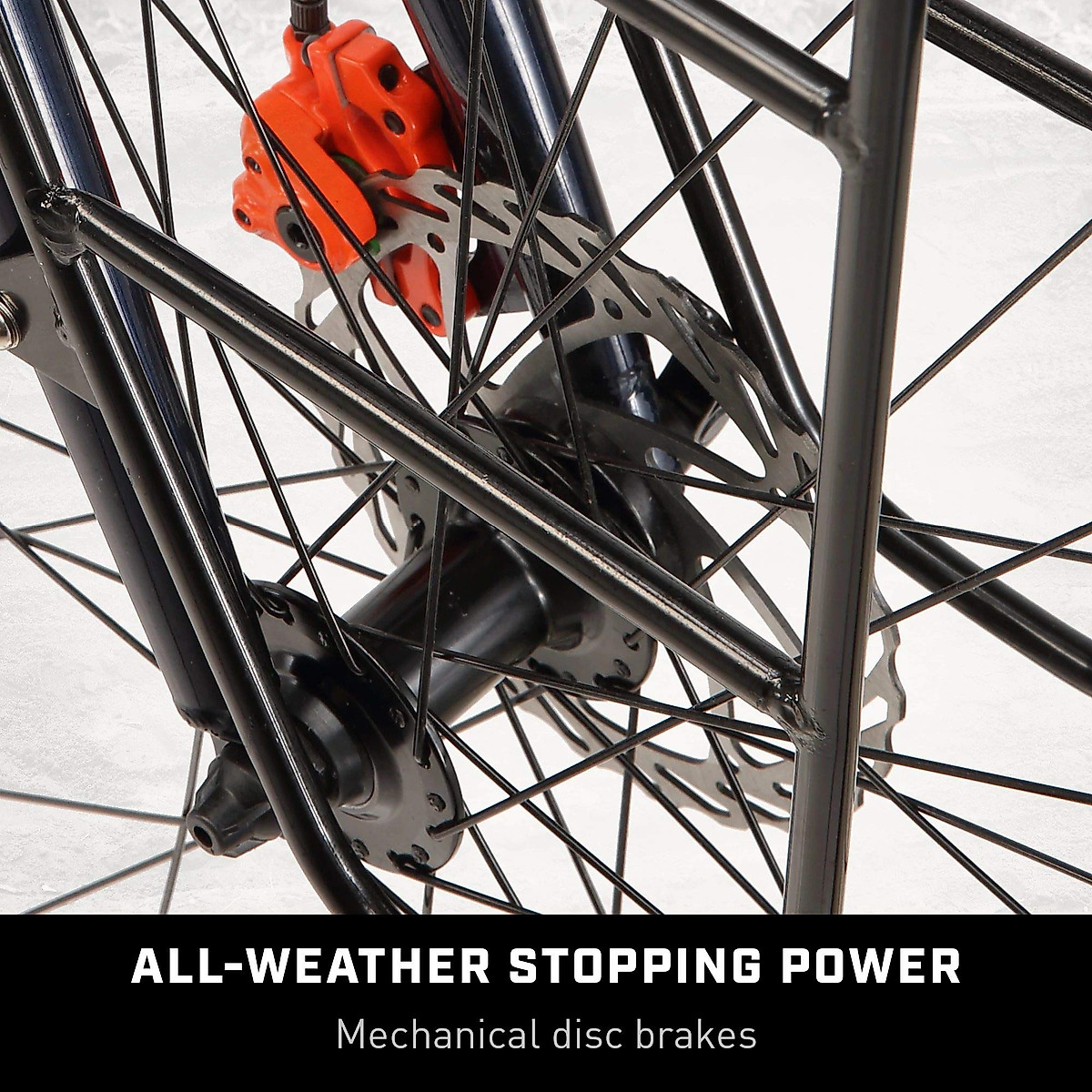 Mongoose Men's Elroy Adventure Bike 700C Wheel Bicycle, Blue, 54cm frame size