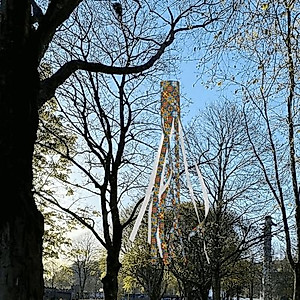 Mexican Talavera Ceramic Tile Halloween Windsocks Flag 59 Inch Flag Wind Socks Outdoor Hanging Decoration Halloween Decorations Halloween Decor Outdoor For Home Yard Patio Lawn Garden