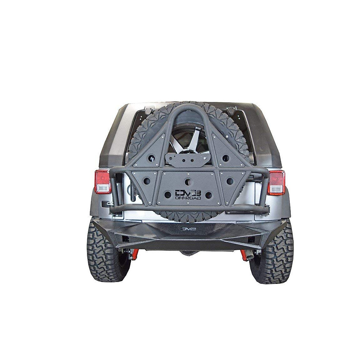 DV8 Offroad | Steel Series Rear Bumper | Designed for the Jeep Wrangler JK