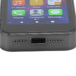 Airshi Small Mobile Phones Dual Card Dual Standby 5MP Front 13MP Rear Camera 4G Mini Phone 2000mAh for Home (Black)