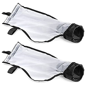 360240 Racer Pool Cleaner Debris Bag Kit/with Hook & Loop Fastener, for Pentair Racer 360228 & Racer LS 360330 Kreepy Krauly Automatic Pool Vacuum Cleaner Replacement Parts(2 Pack)