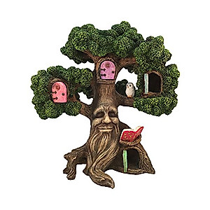 GlitZGlam Fairy Garden Enchanted Joshua’s Miniature Tree (10.5 Inch Tall) for The Garden Fairies and Lawn Gnomes. A Fairy Garden Accessory