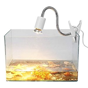 Wosune Heat Lamp, Safe Durable Aquarium Light Reptile Heating Light, Metal for Reptile Lamp for Aquarium Lamp(50W)