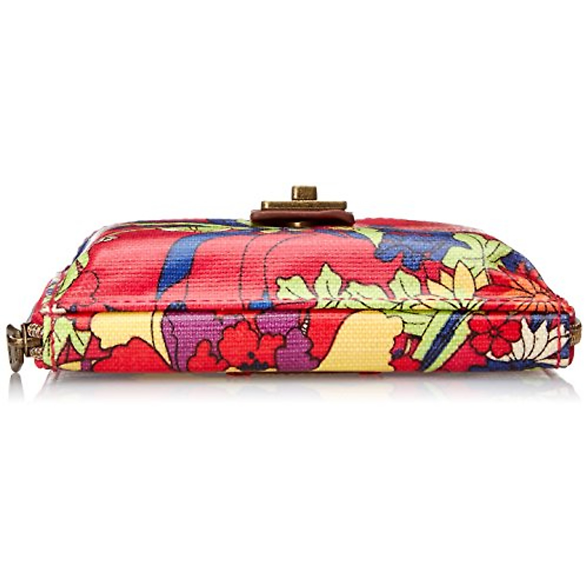 Sakroots Women's Artist Circle Smartphone Crossbody, Hot Pink Flower Power, One Size