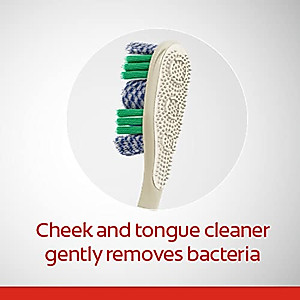 Colgate 360 Optic White Whitening Toothbrush, Adult Soft Toothbrush with Whitening Cups, Helps Whiten Teeth and Removes Odor Causing Bacteria, 4 Pack