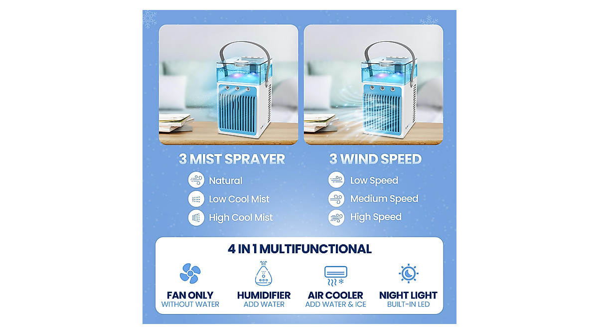 Seven Swift Portable Air Conditioner - Cool Anywhere!