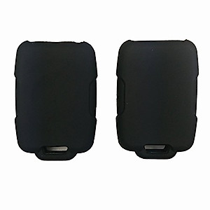 2Pcs Coolbestda Rubber Smart Key Fob Remote Cover Case Protector Pouch Keyless Jacket for 2019 2020 2021 Chevrolet Silverado 1500 2500 Colorado Tahoe Suburban GMC Sierra Yukon Canyon Cadillac