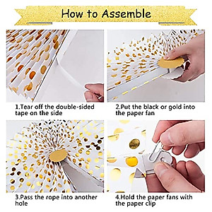 Marte&Joven Graduation Decorations Class Of 2023 - Graduation Party Supplies Including Congrats Grad Banners, Porch Sign, Paper Fans, Balloons, Foil Curtains for Graduation Party Decorations