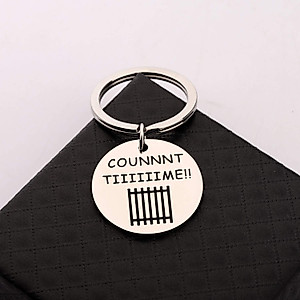 CHOORO Correctional Officer Gift Counting Time Keychain Prison Officer Gift Correctional Officer Jewelry Prison Guard Jewelry (Counting Time Keychain)