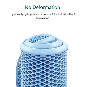 BZ Baby Seat Pad for Stroller, 3D Mesh Cooling Anti-Slip Hydro Gel Material Baby Seat Liner Double Sides Use Cushion Liner for Baby Stroller