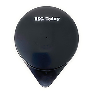 RSG TODAY Black Plastic Glass Rimmer and Margarita Salter with 3 Compartments (1pk)