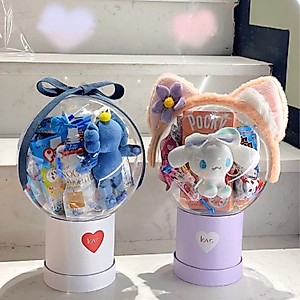 Wide Mouth Clear BoBo Balloons for Stuffing，15 Pack 26" Pre Stretched Extra Large Wide Neck Bubble Balloons for fill Teddy Bear/Wedding/Baby Shower/Father's Day/Graduation Party Decoration