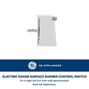 GE Appliances WB24T10025 Genuine OEM Surface Burner Control Switch for GE Electric Ranges, 8 Inch