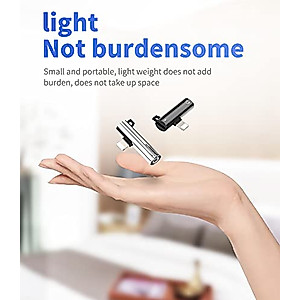 Lightning to 3.5mm Headphone Adapter(2pack) Compatible for iPhone Splitter Audio Apple Dongle Jack AUX Adaptador para Earphone 2 in 1 Earbud and Charge Charger 13 12 11 Pro Max Mini XS SE 7 X 8 Plus