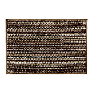 DII Fashion Contemporary Area Rug Non-Skid, Perfect for Bedroom, Living Room, Kitchen, Laundry, Washroom, Mudroom, Loft or Office, 20x30, Multi-Stripe