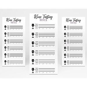 Wine tasting card scorecard for blind wine tasting party. Wine score card rating sheet for party, bachelorette party, girls night out party. Wine theme party tasting mat for wine.