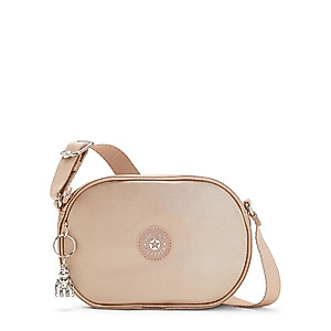 Kipling Gema Metallic Crossbody Bag Gold Charm Met