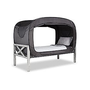 Privacy Pop Bed Tent (Twin) - Black