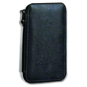 Speedball Art Products Genuine Leather Storage Case for Pencils, Markers, Pens and Art Supplies (Holds Up to 120 Standard Pencils, Black)