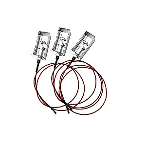 LS'BABQ Replace Parts 3-Pack Stainless Steel Electrode Replacement for Select DCS Gas Grill27DBQ, 27DBQR, 27DBR, 27DSBQ, Models