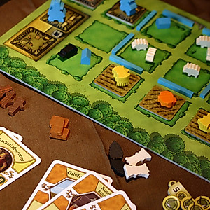 Agricola (Revised Edition) Strategy Game Farming Game for Adults and Teens Advanced Board Game Ages 12+ 1-4 Players Average Playtime 90 Minutes Made by Lookout Games