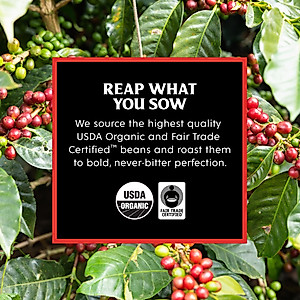 Death Wish Coffee Co., Single Serve Coffee - Extra Kick of Caffeine - 10 Each of Medium, Dark, and Espresso Roast - Mixed Roast Variety Pack