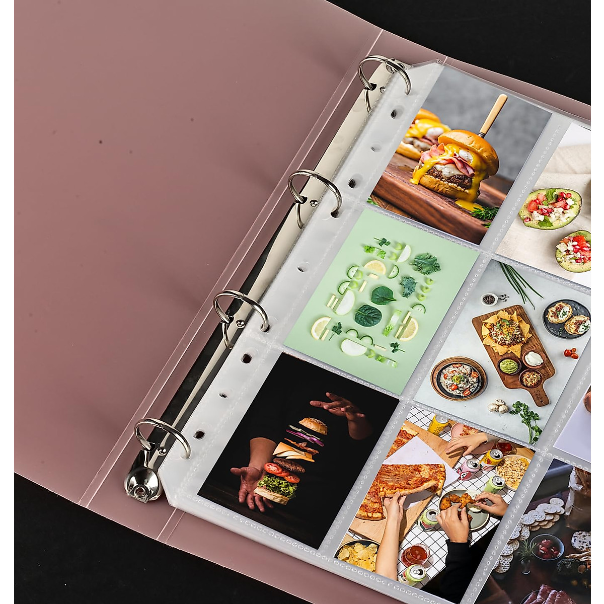 9 Pocket Card Sleeves ，Holds 3600 Cards ，Trading Card Binder Sleeves，High Quality Thickened，Card Binder Sleeves, 3 Ring 9 Pocket Pages for Sports Cards, Coupons, Game Cards，200 Pack