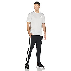 Under Armour mens Training Vent 2.0 Short-Sleeve T-Shirt , White (100)/Black , Large