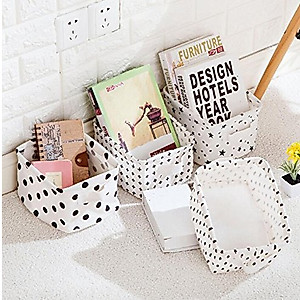 Super KD Organizing Baskets for Clothing Storage Storage Baskets Made from Eco-Friendly Cotton (Star)