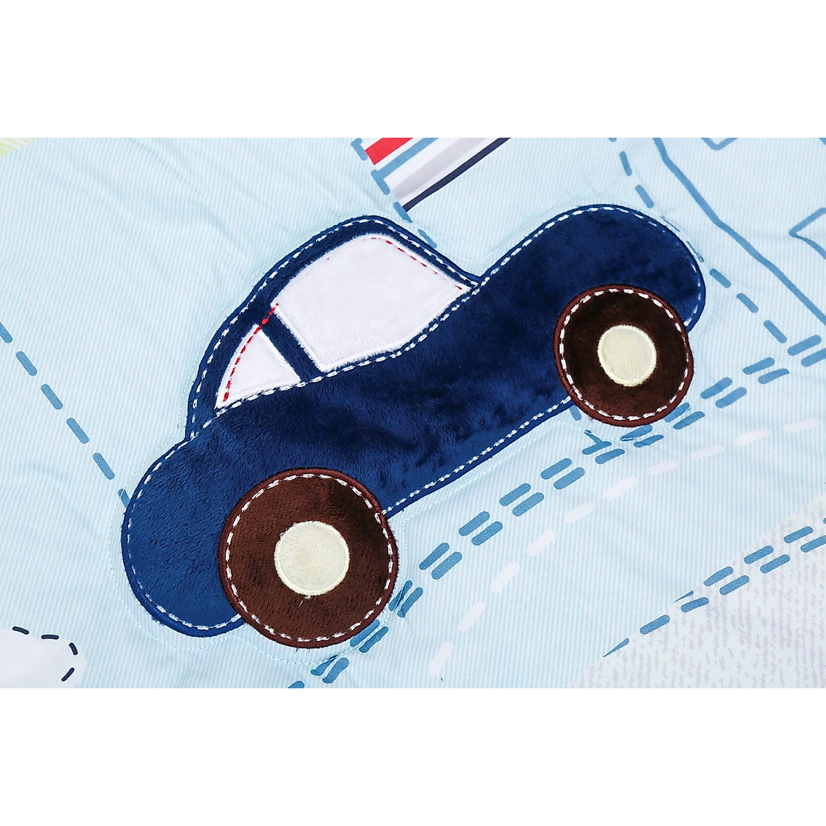 My Little Town 4-Piece Nursery Crib Bedding Set for Newborn Baby Infant