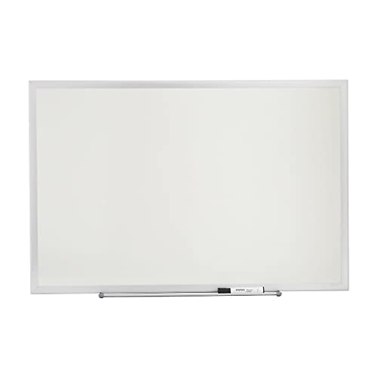 Staples 1682292 Standard Melamine Whiteboard Aluminum Finish Frame 3-Ft W X 2-Ft H