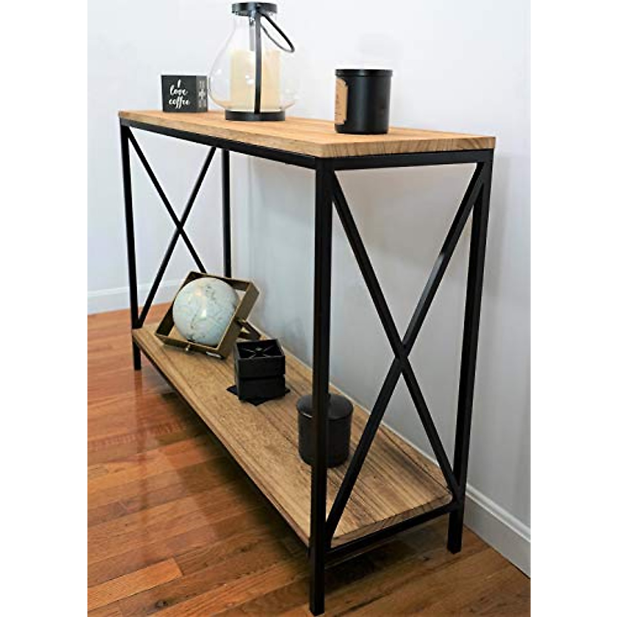 Premium Home Farmhouse Console Table – Sofa Table, Behind Couch Table, Entry way Table Decor, Rustic Wood Console Table, Foyer tables for entryway, Modern Decorative Wood Furniture Narrow Long Hallway