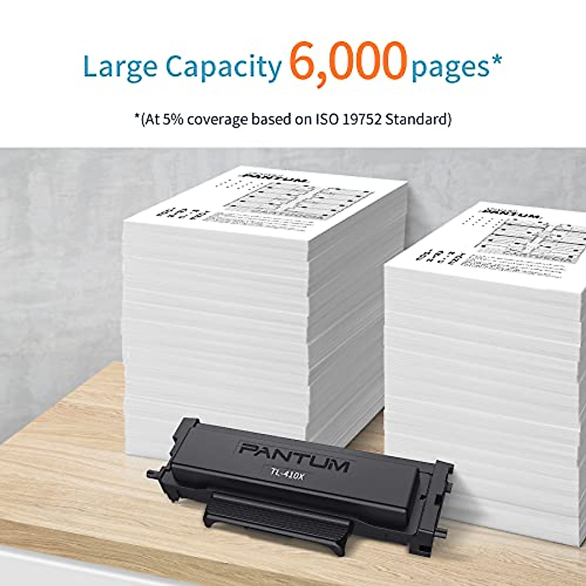 Pantum TL-410X Genuine Black High Capacity Toner Cartridge with 6000 Page Yield for P3010 Series, P3300 Series, M6700 Series, M7100 Series Printers…