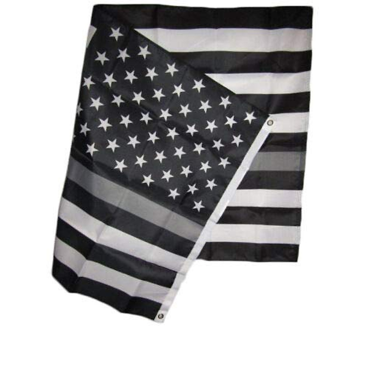 Trade Winds 3x5 USA Thin Gray Line American Correction Officer Law Enforcement Flag Grey Premium Fade Resistant