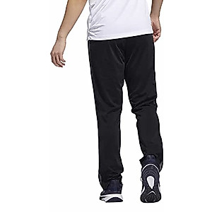 adidas Mens Midweight Essential Tricot Zip Track Pants (as1, Alpha, m, Regular, Regular, Black/Grey Six)