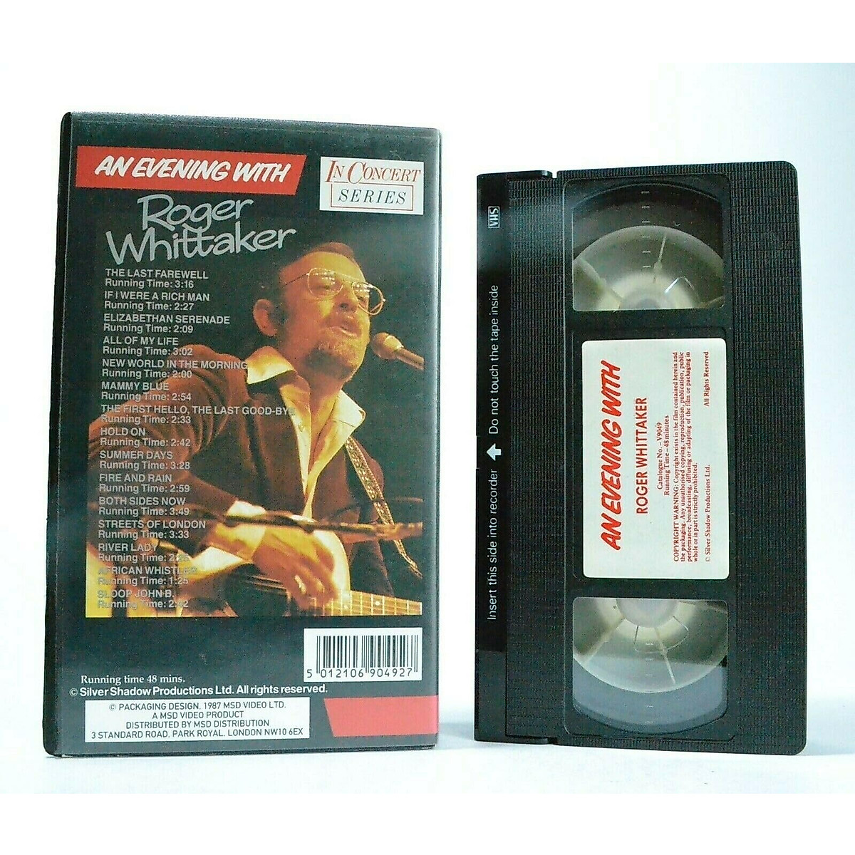An Evening With Roger Whittaker - Live Performance - Greatest Hits - Music - VHS