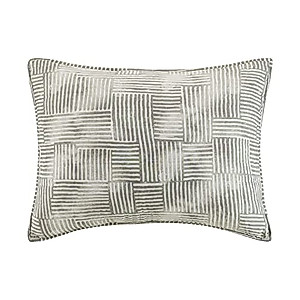 Ayesha Curry Stripe Square 3-Piece Quilt Set, Full/Queen, Green