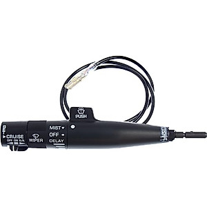 APDTY 50397 Multi-Function Turn Signal Lever Switch with Cruise Control, Washer Control, and Windshield Wiper Control, Black Stalk (Replaces 1997988, 25111262, 25111290, 25111260, 25111270)