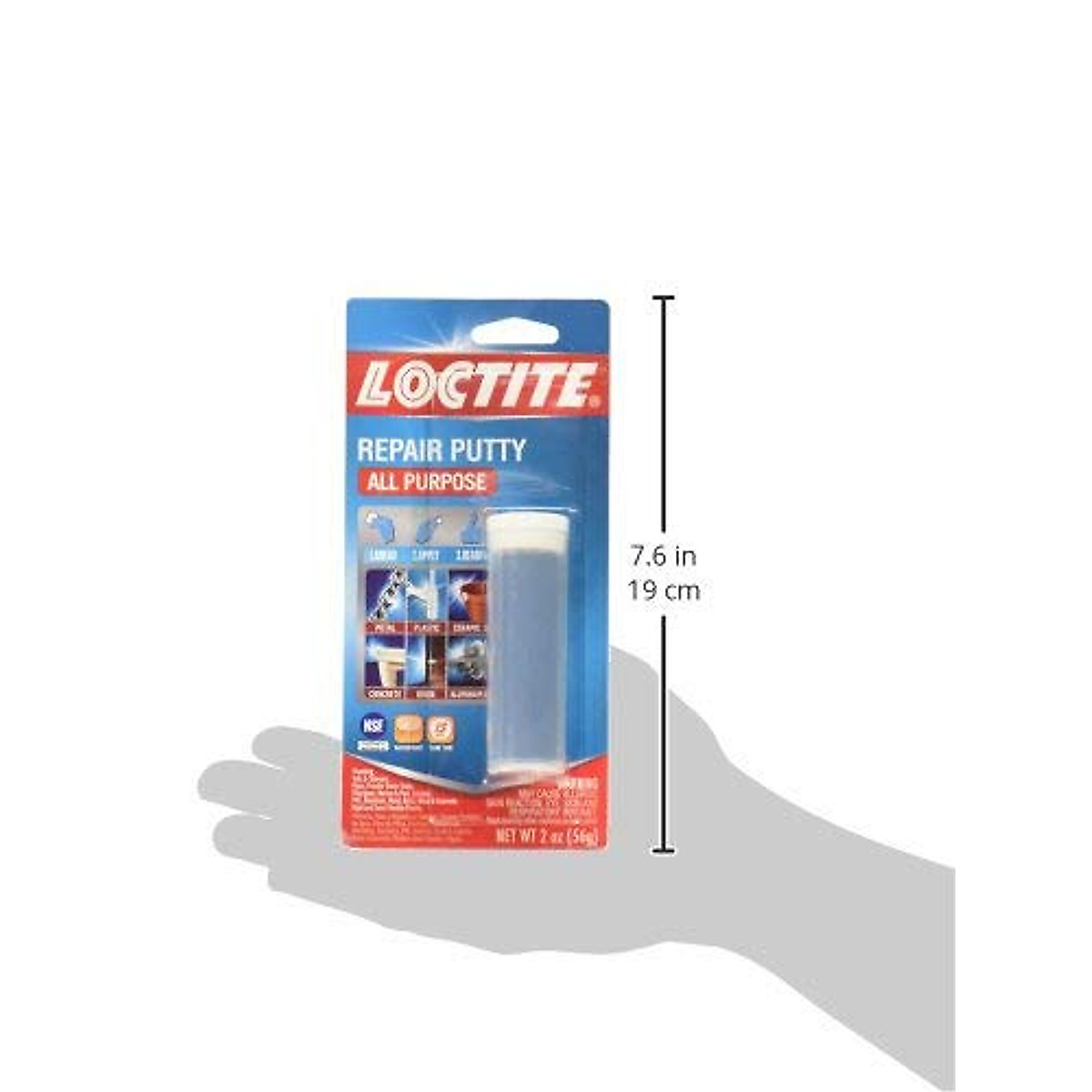 Loctite 1999131 All Purpose Repair Putty, 2 Ounces - 3 Pack