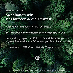 Zwiesel Glas Chardonnay Enoteca White Wine Glass (Set of 2), Hand-Blown Wine Glasses, Elegant Crystal Glasses for White Wine (Item No. 122084)