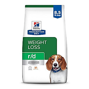 Hill's Prescription Diet r/d Weight Reduction Chicken Flavor Dry Dog Food, Veterinary Diet, 8.5 lb. Bag