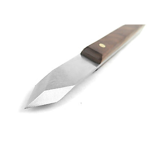 Mikov V2003009 Dual Bevel Marking Knife 0.100 Inch Thick Blade 1/2 inch Wide 1-7/8 Long with Rosewood Handle Stainless Steel Hardened to HRC 57 (Black-1)