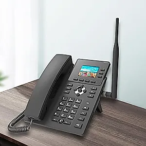 VOIP Phone, Fast Dialing 4G WiFi Voicemail SIP Telephone for Office US Plug