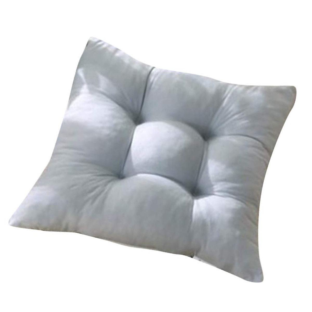 Backbayia 2 Pieces Square Seat Cushions Pillow Chair Pads for Car, Home, Office