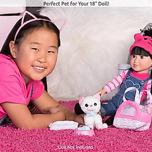 Adora Amazon Exclusive Amazing Pets - Soft and Cuddly Plush Pet for Amazing Girls Collection, Doll Accessory Set, Birthday Gift For Ages 6+ - Luna the White Kitty