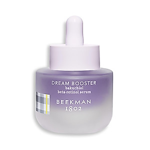 Beekman 1802 Dream Booster Bakuchiol Face Serum - Retinol Alternative for Sensitive Skin - Fine Lines & Pore Minimizer - Vegan - Fragrance Free -0.5 fl oz