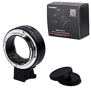 Commlite CM-EF-EOS R Lens Adapter, Electronic Auto-Focus EF to R Mount Adapter for Canon EF/EF-S Lens to EOS R, EOS RP, EOS R6, EOS R5 Series Mirrorless Cameras